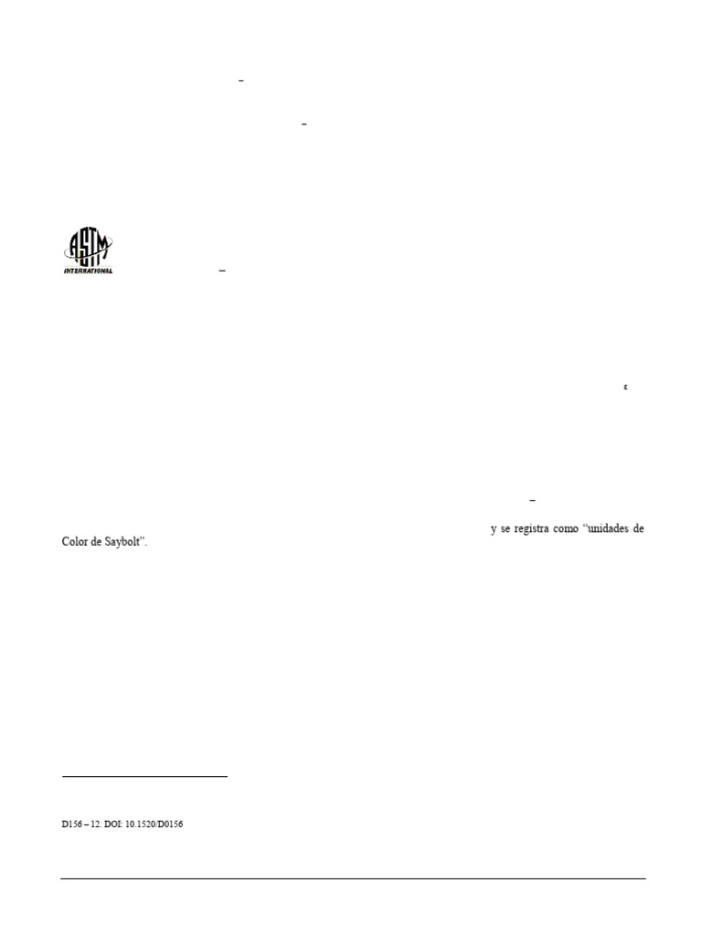 Astm D 156-15 | PDF | Óptica | Queroseno