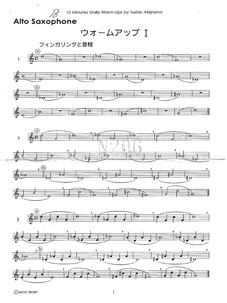 10 Minutes Daily Warm-Ups - AS | PDF