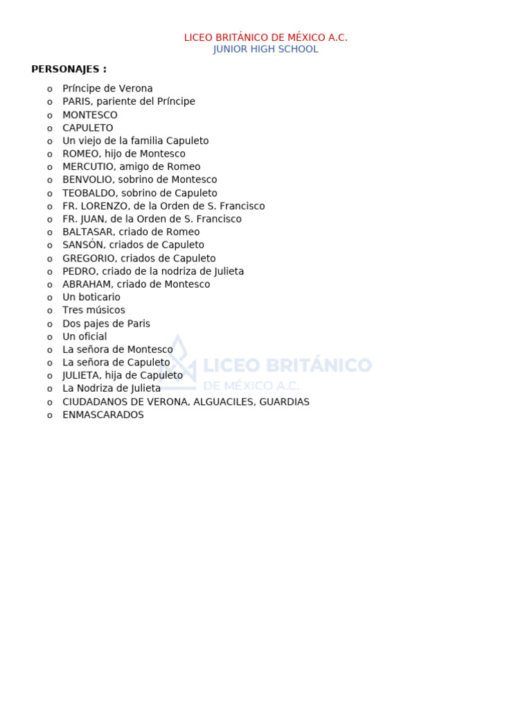 "Romeo y Julieta: Acto 1, Escena 1" | PDF | Romeo y Julieta