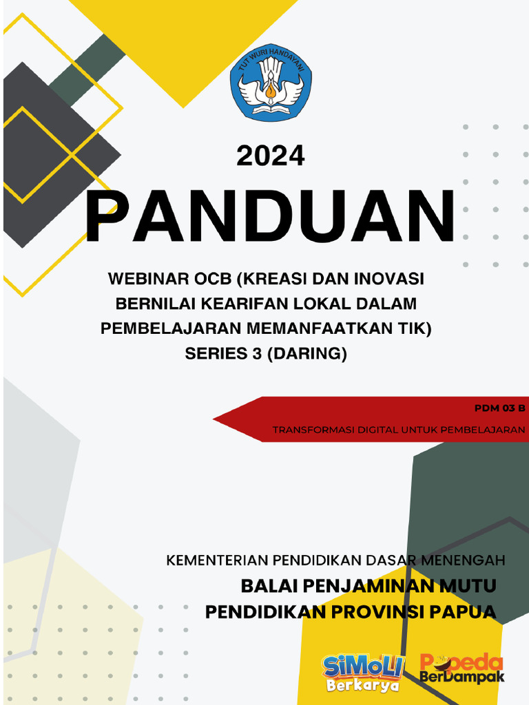 Panduan Kegiatan Webinar OCB 3 | PDF