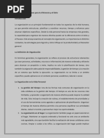 Conclusion de La Organizacion Empresarial | PDF | Business | Economias