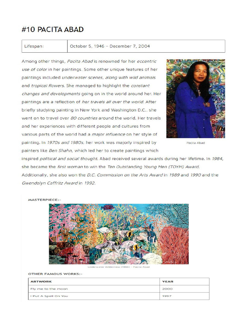 HUM-101-FILIPINO-PAINTERS | PDF