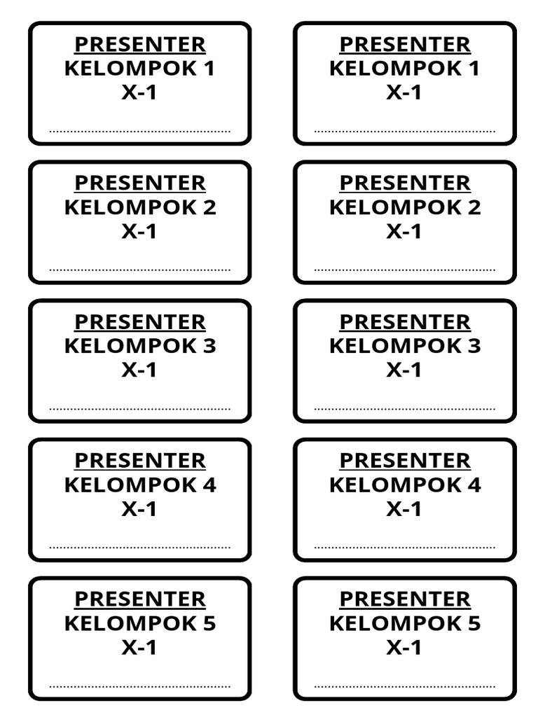 Cetak Cocard P5 GHB | PDF