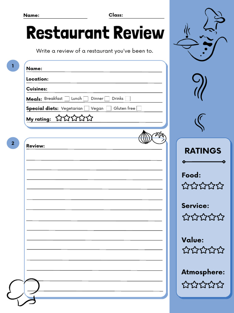 Restaurant Review | PDF