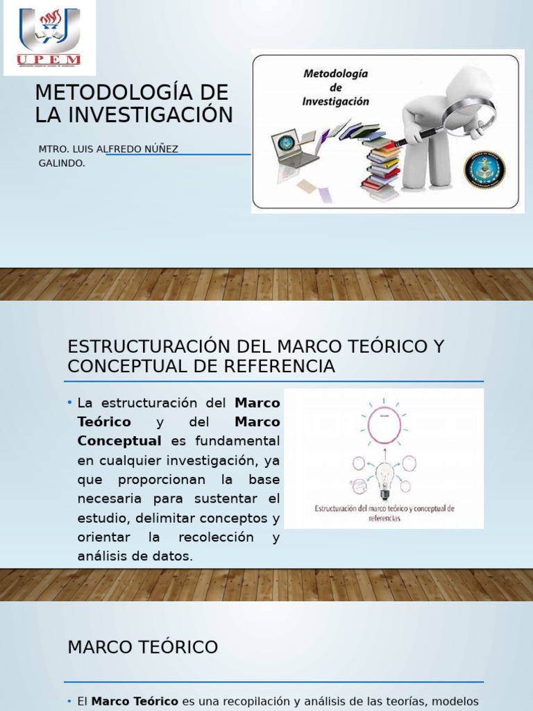 Estructuración del Marco Teórico | PDF | Teoría | Marco conceptual