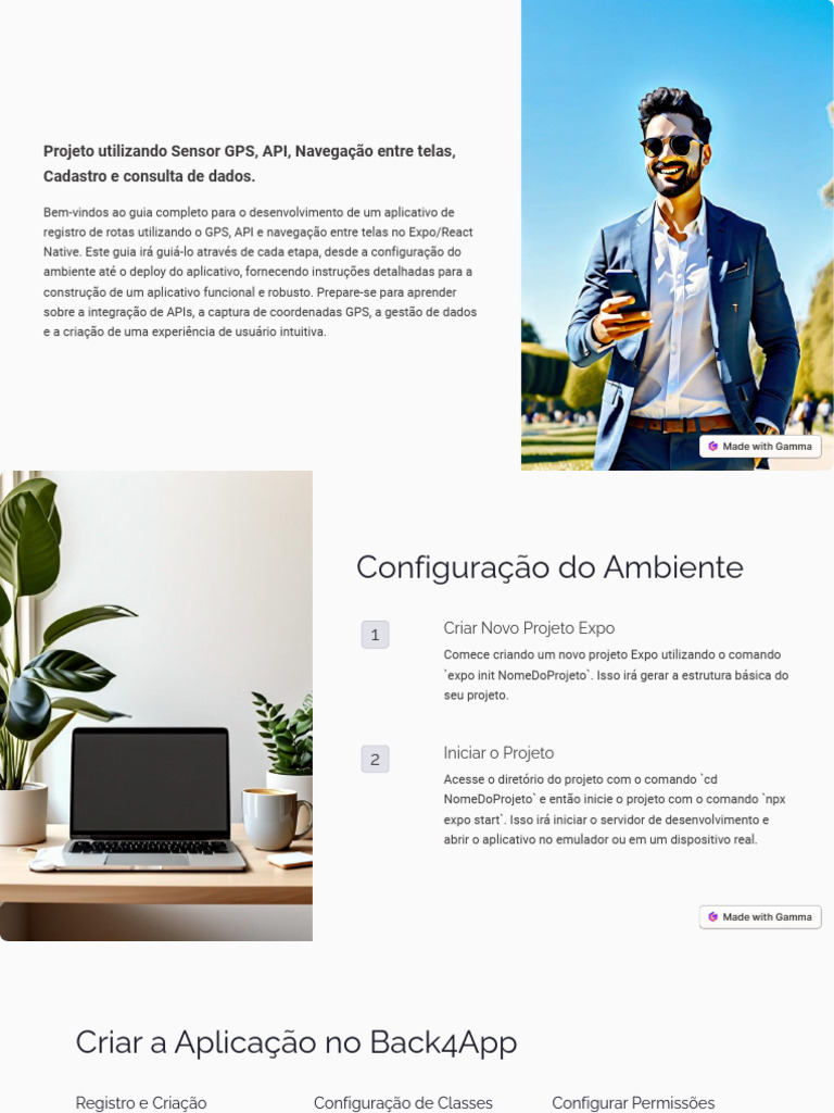 Projeto Utilizando Sensor GPS API Navegacao Entre Telas Cadastro e Consulta de Dados | PDF ...