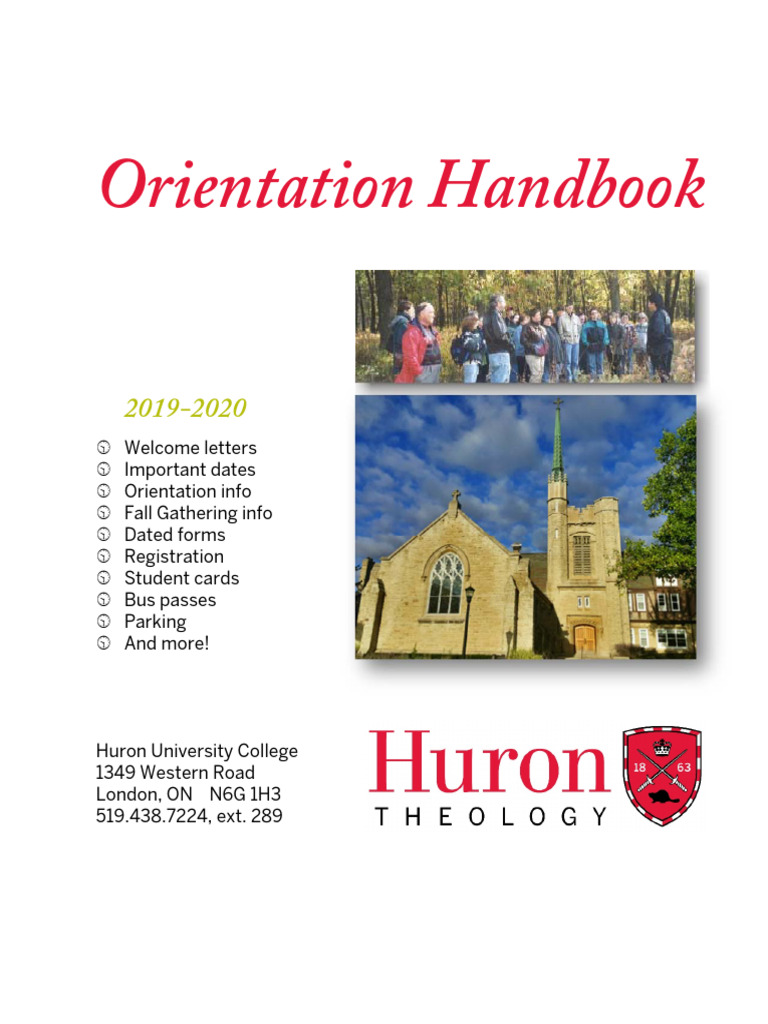 Orientation Handbook Package | PDF | Parking
