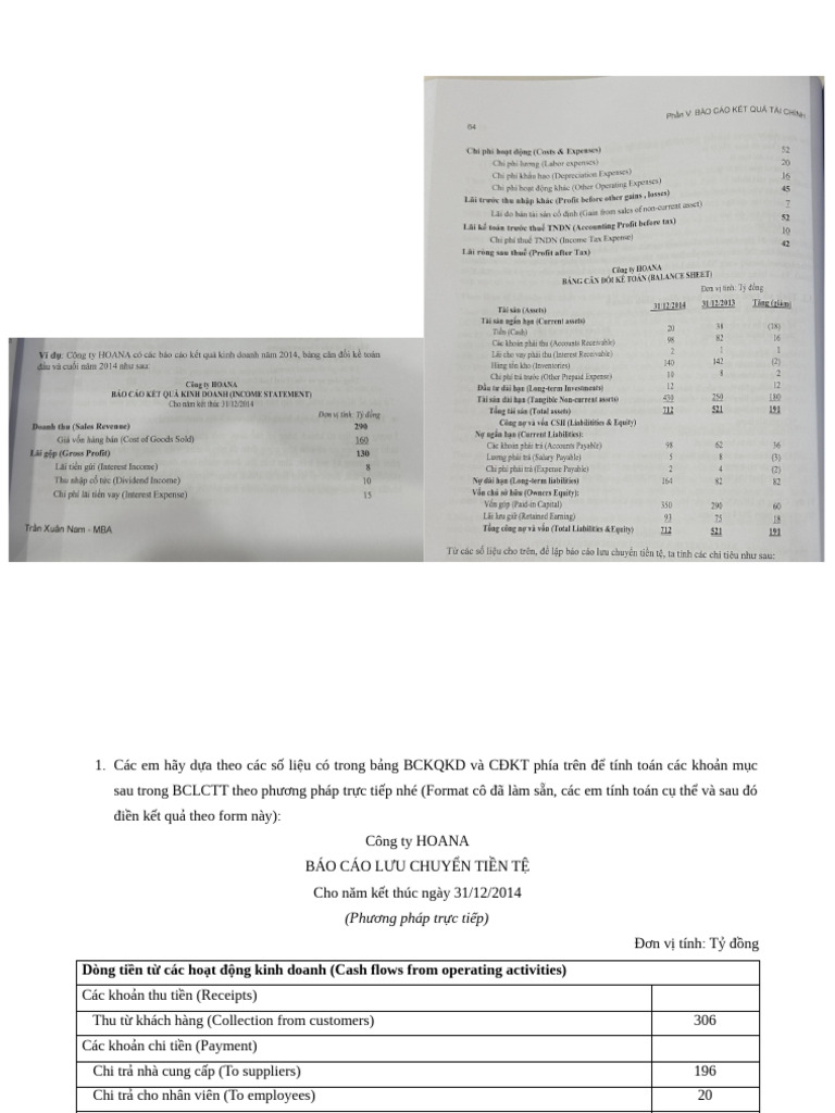 Bài tập BCLCTT | PDF