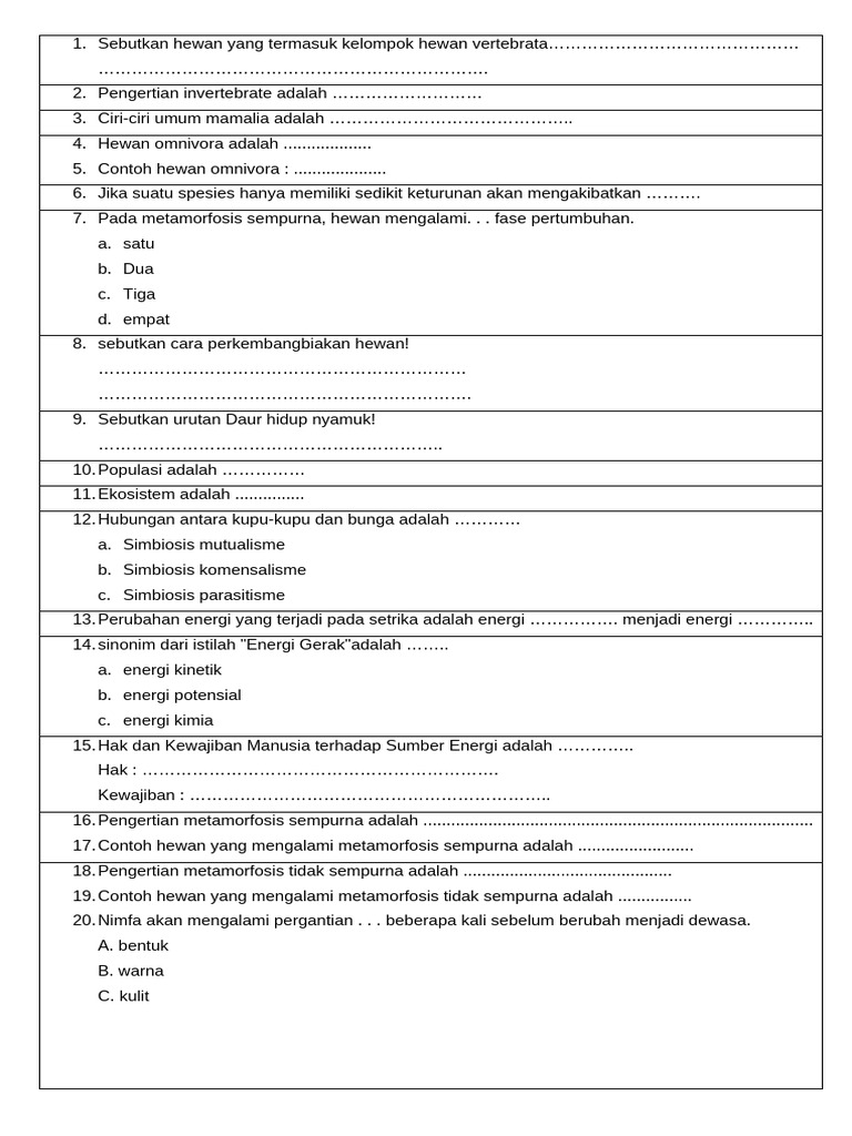 SAS 1 Ipas Kelas 3 | PDF