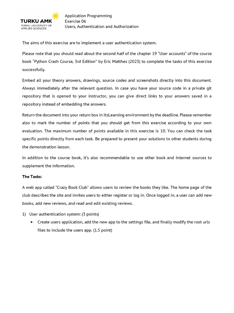 E06-AP-DJANGO-Working-with-User-Accounts | PDF | User (Computing) | Databases