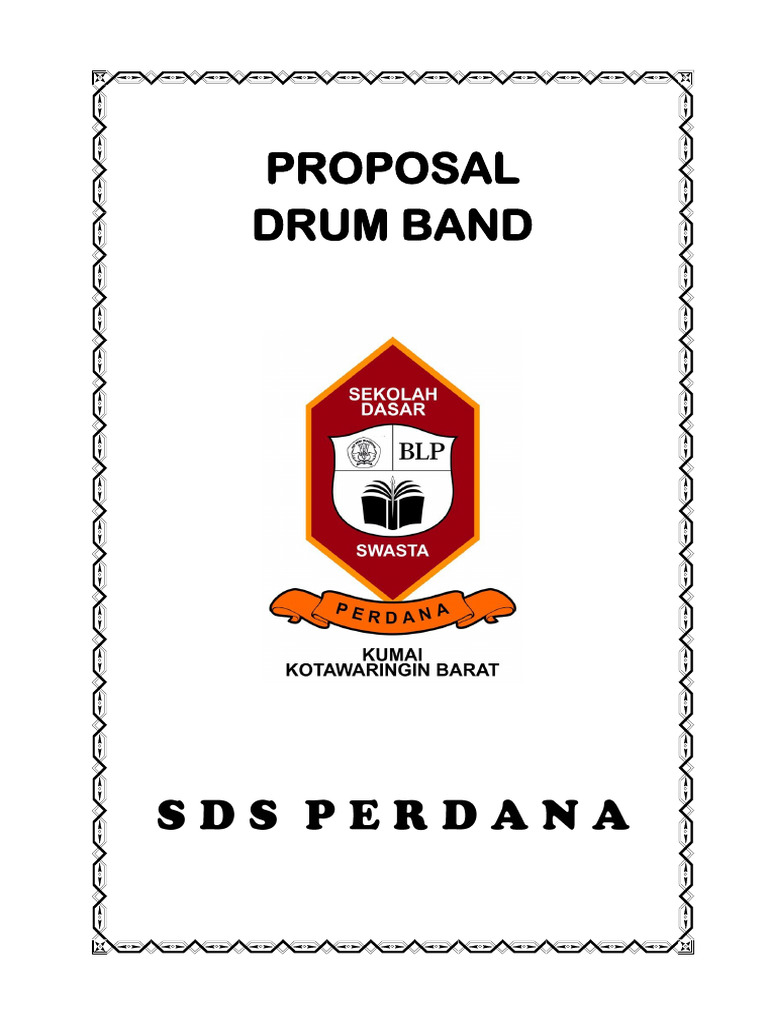 Pengadaan Alat Drum Band SDS Perdana | PDF