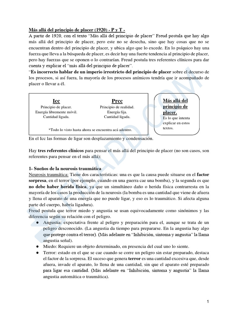 Resumen Tercer Parcial PSA | PDF | Sadomasoquismo | Trauma psicólogico
