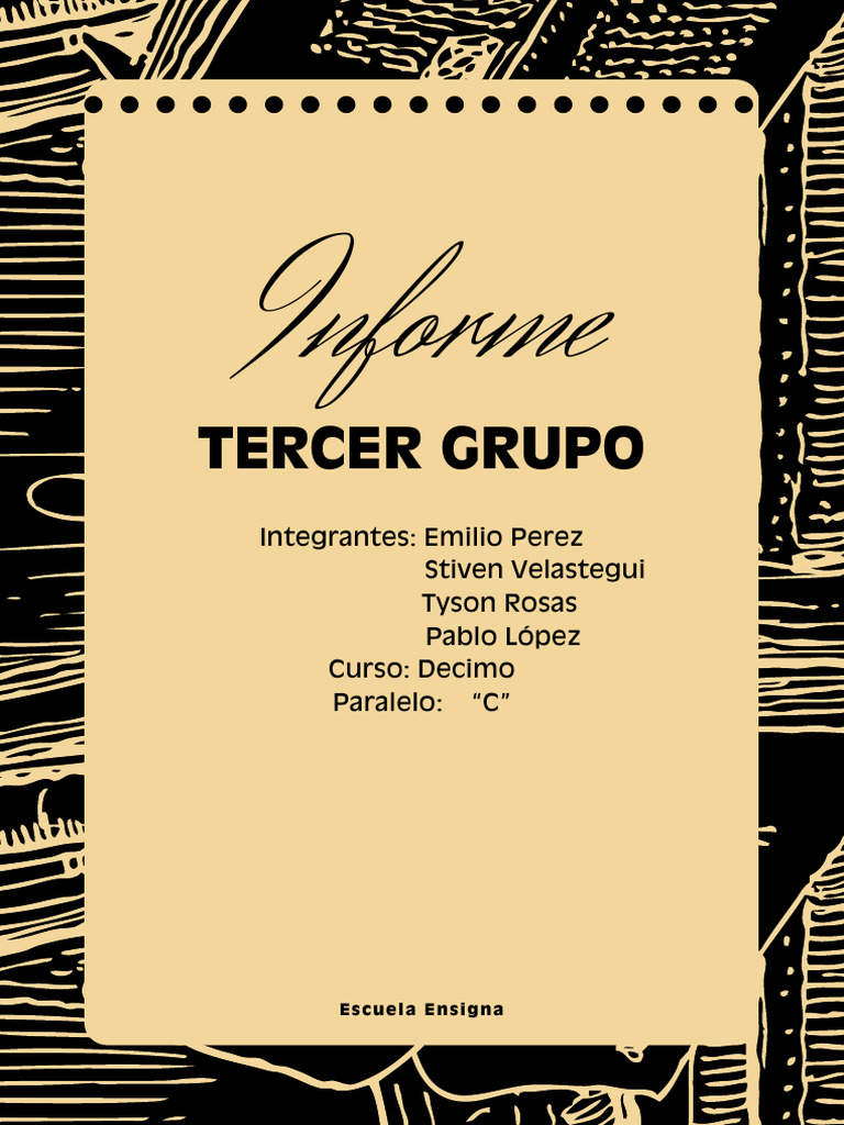Documento Hoja de Notas Con Margen Titulo y Poema de La Revolución ...
