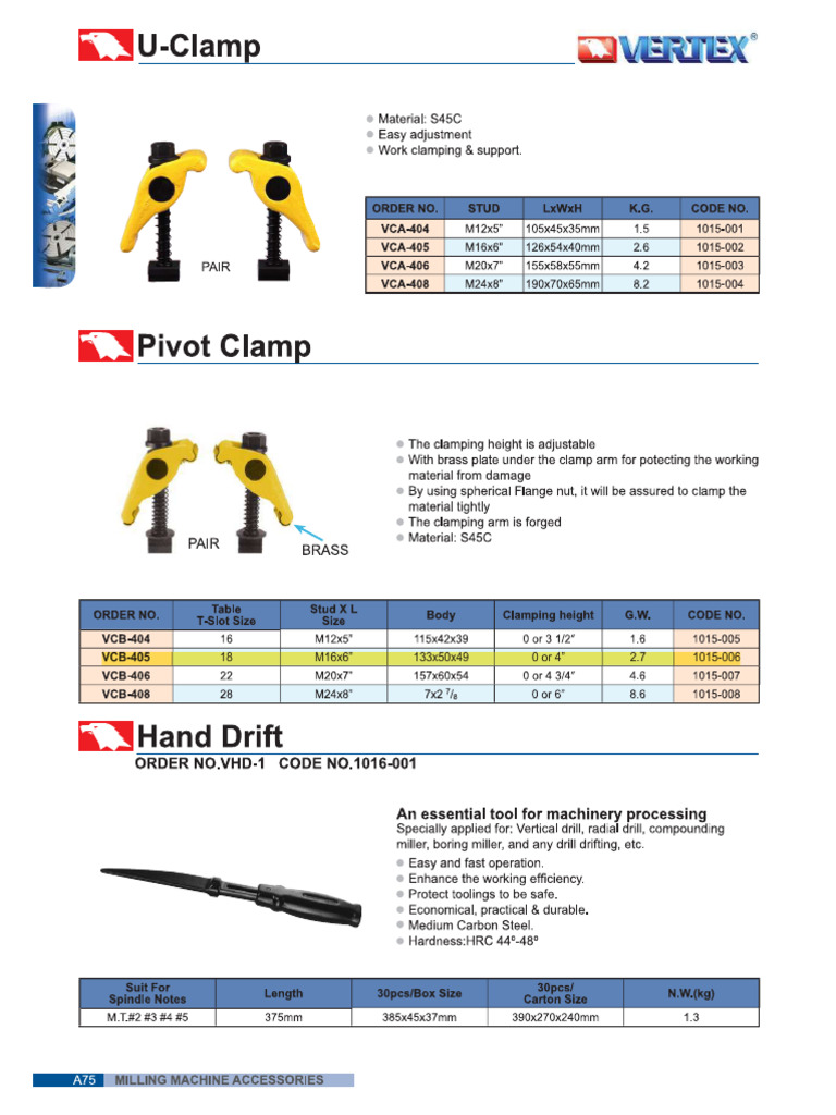 pivot clamp | PDF