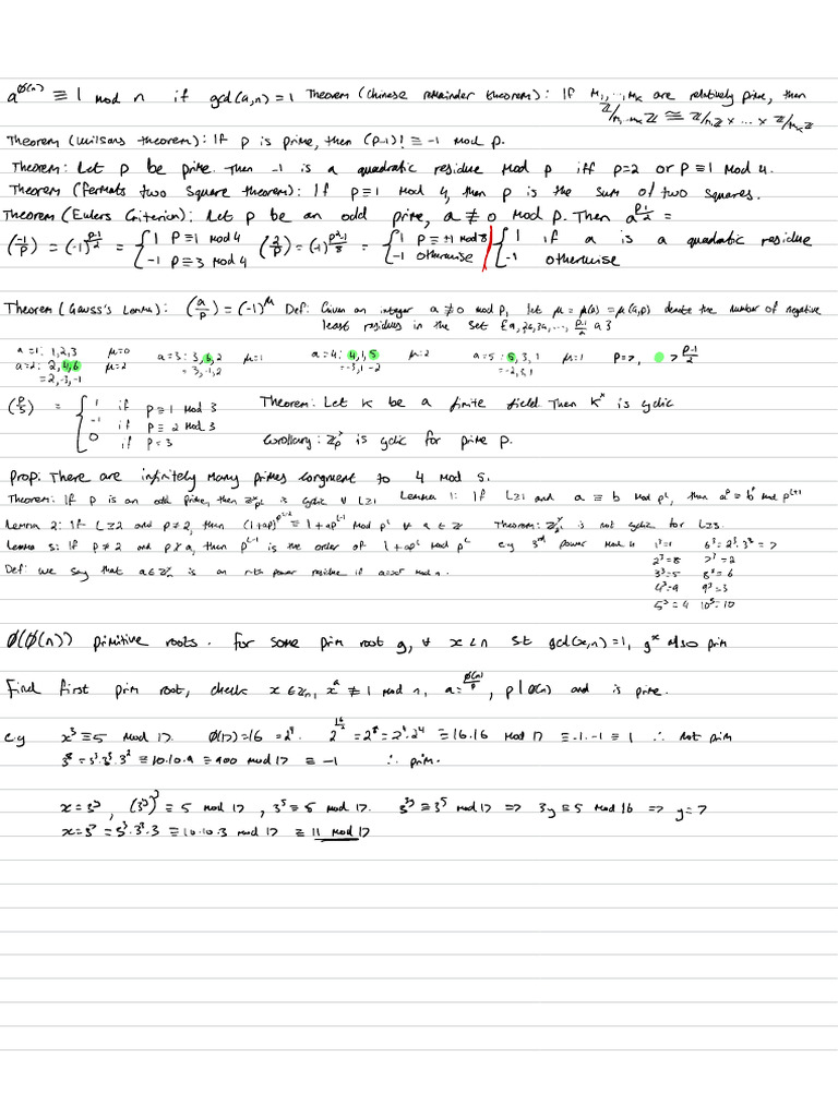 Cheat sheet mid 2 | PDF | Mathematical Concepts | Group Theory
