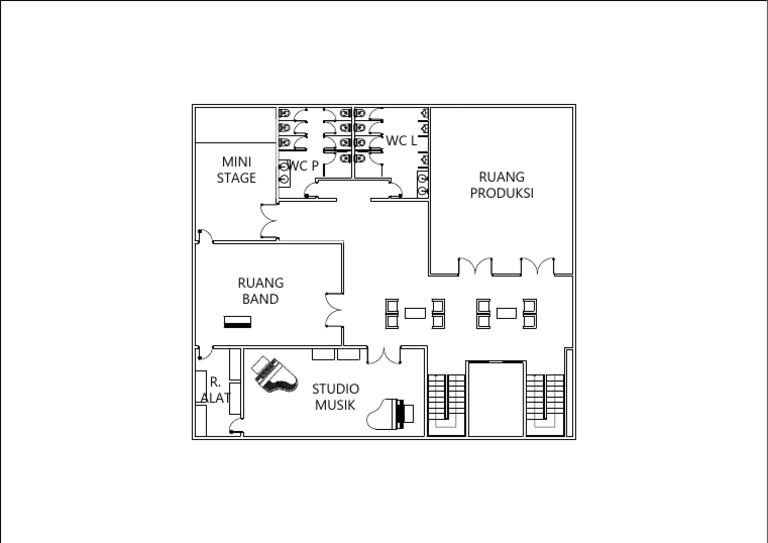 Denah Crative Hub_fix-LT. 2Model | PDF