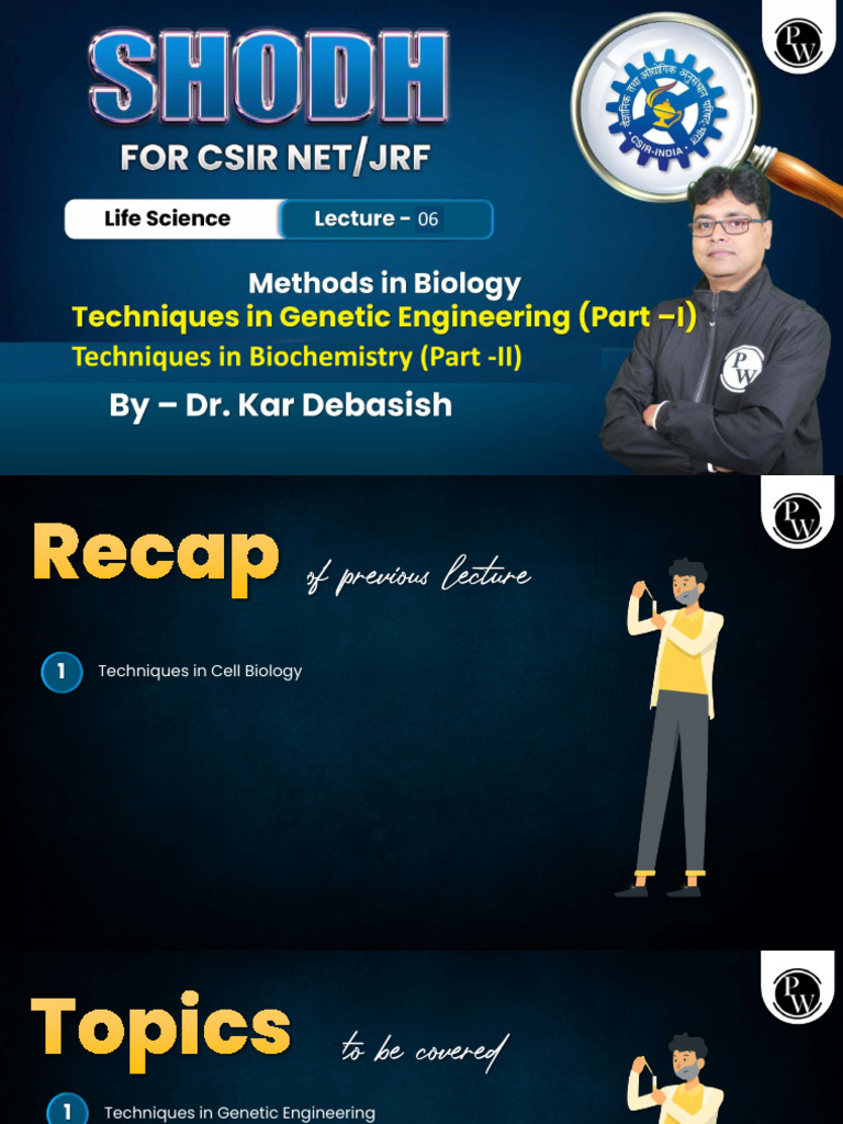 Methods in Biology 06 - Class Notes | PDF | Molecular Cloning | Gene ...