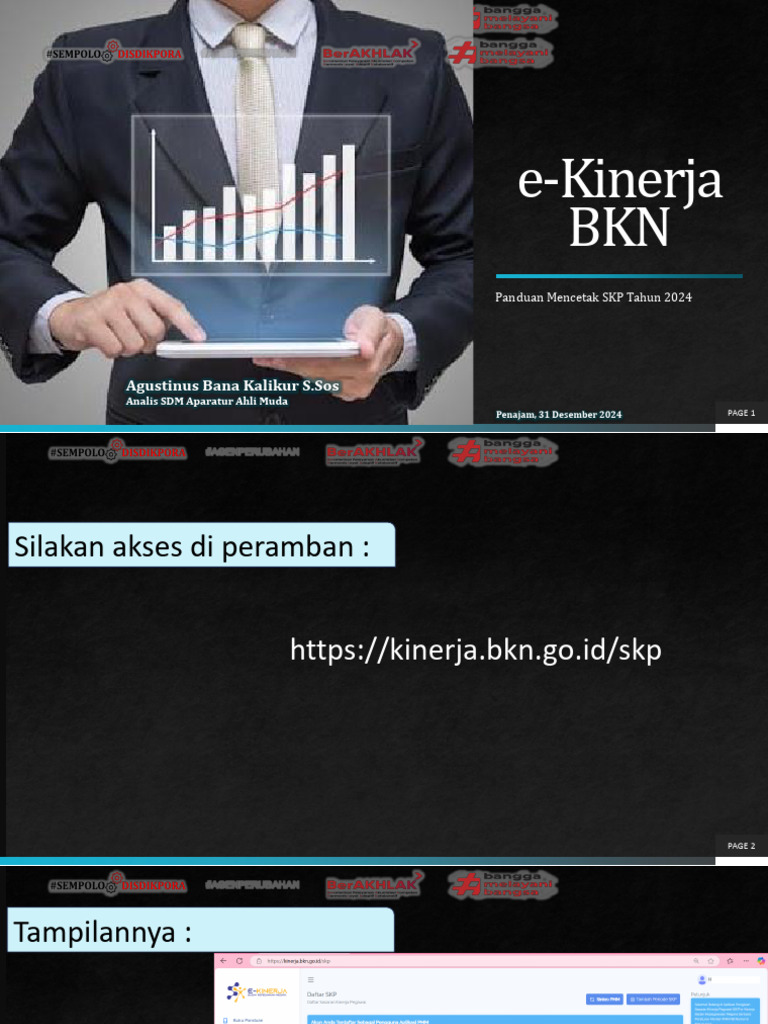 Panduan Cetak SKP 2024_Sekolah | PDF