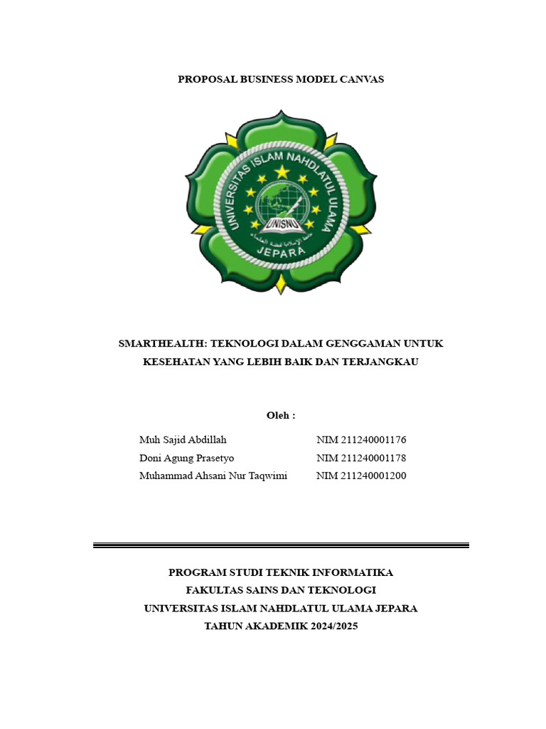 Proposal BMC SmartHealth | PDF