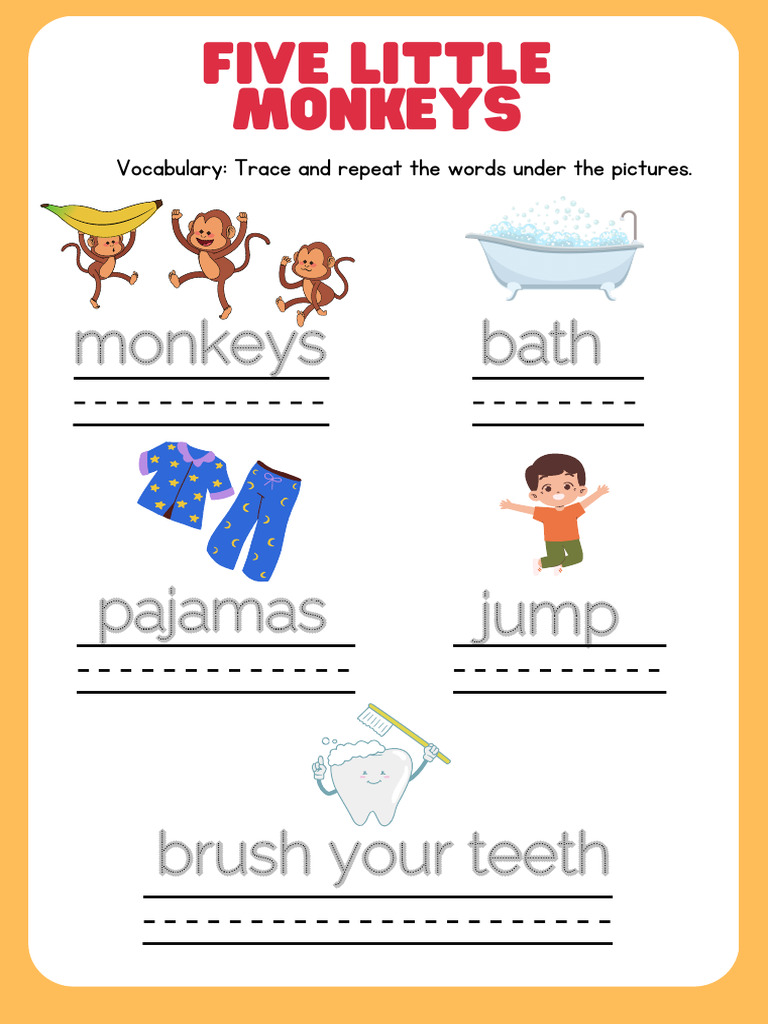 Five Little Monkeys | PDF