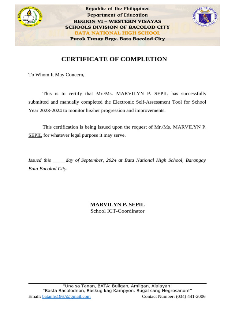 Esat Certification 2024 | PDF