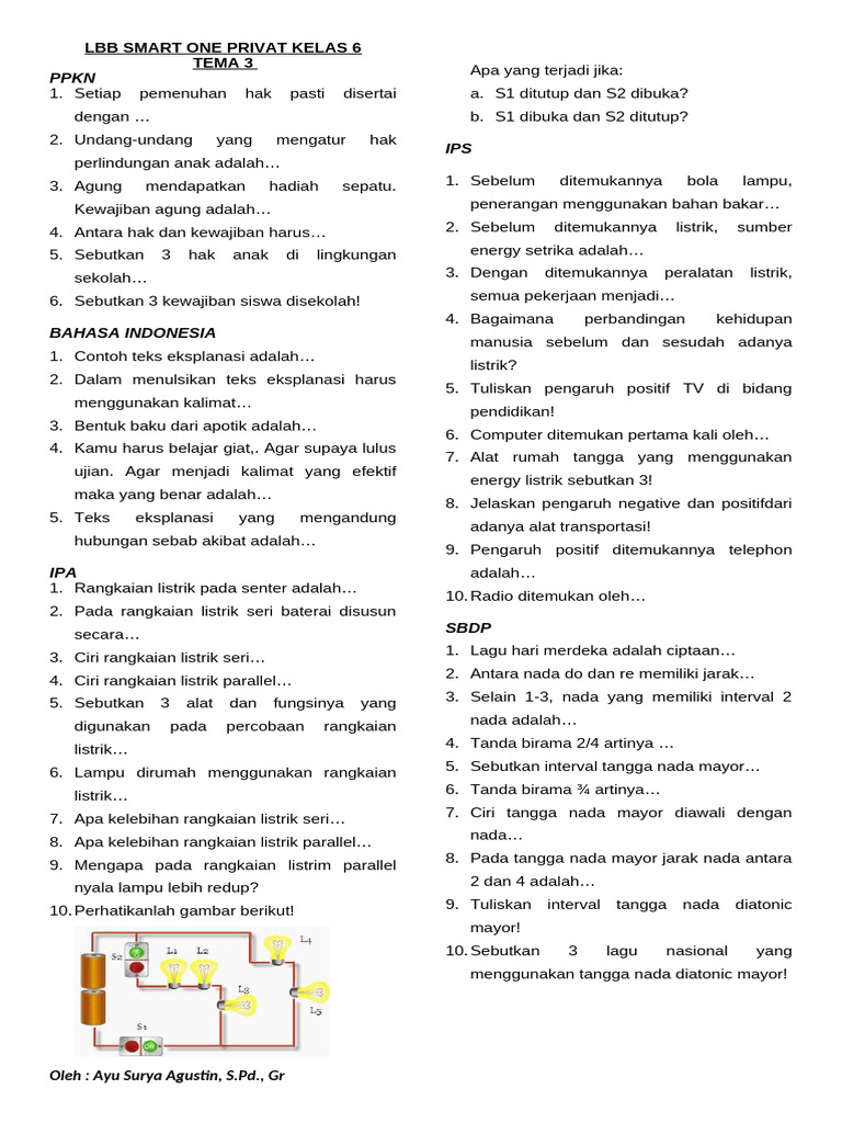 Bahasa Jawa Kelas 2 SD | PDF