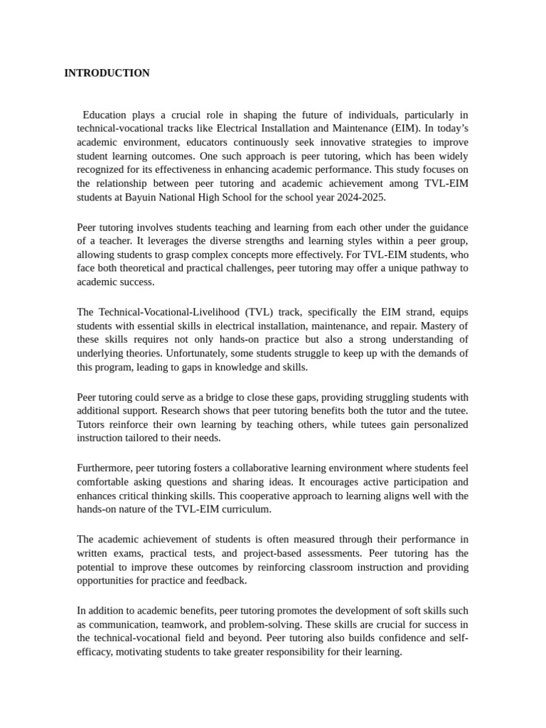 Berto Research Finished | PDF | Learning | Teachers