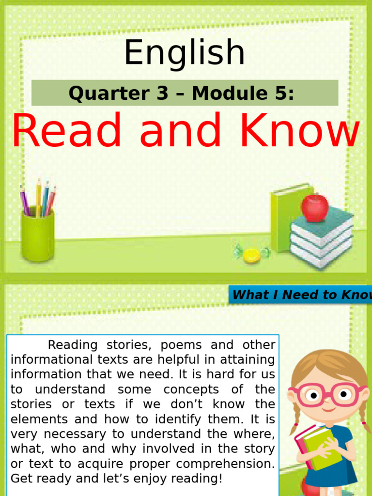 English3 Q3 Module 5 | PDF