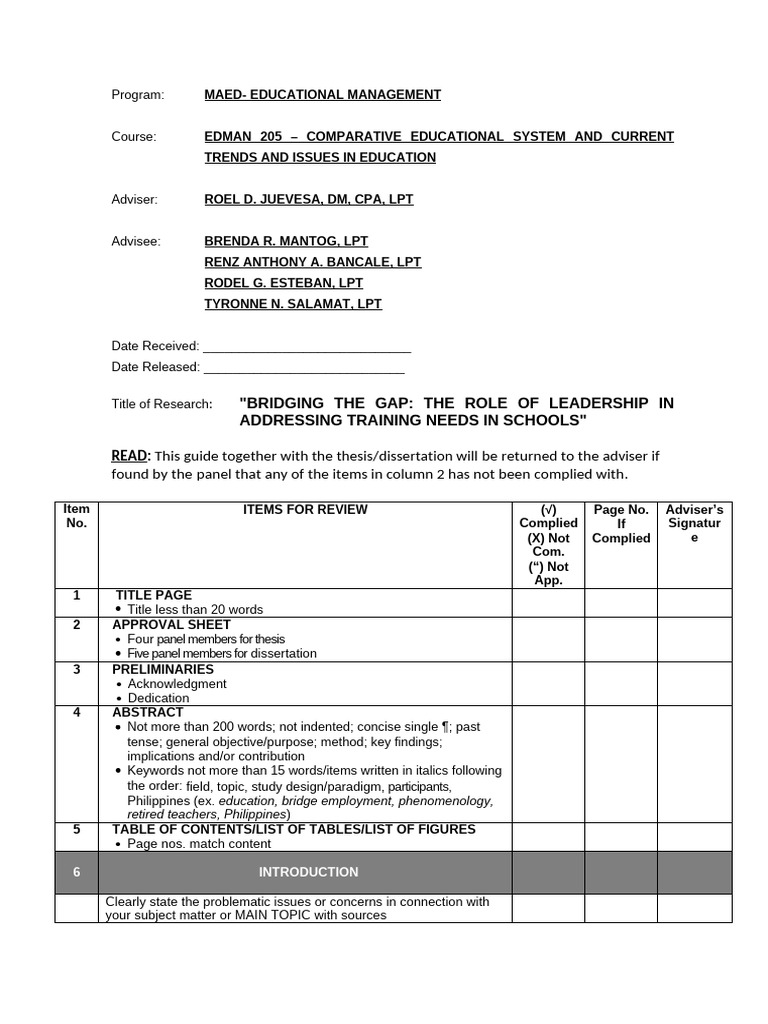 IMRAD-GUIDE - Lagos Et Al Research | PDF | Qualitative Research | Thesis