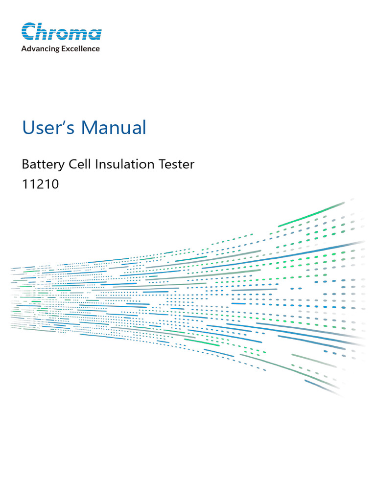 Chroma EN - 11210 - UserManual - 202305 | PDF | Direct Current | Fuse (Electrical)