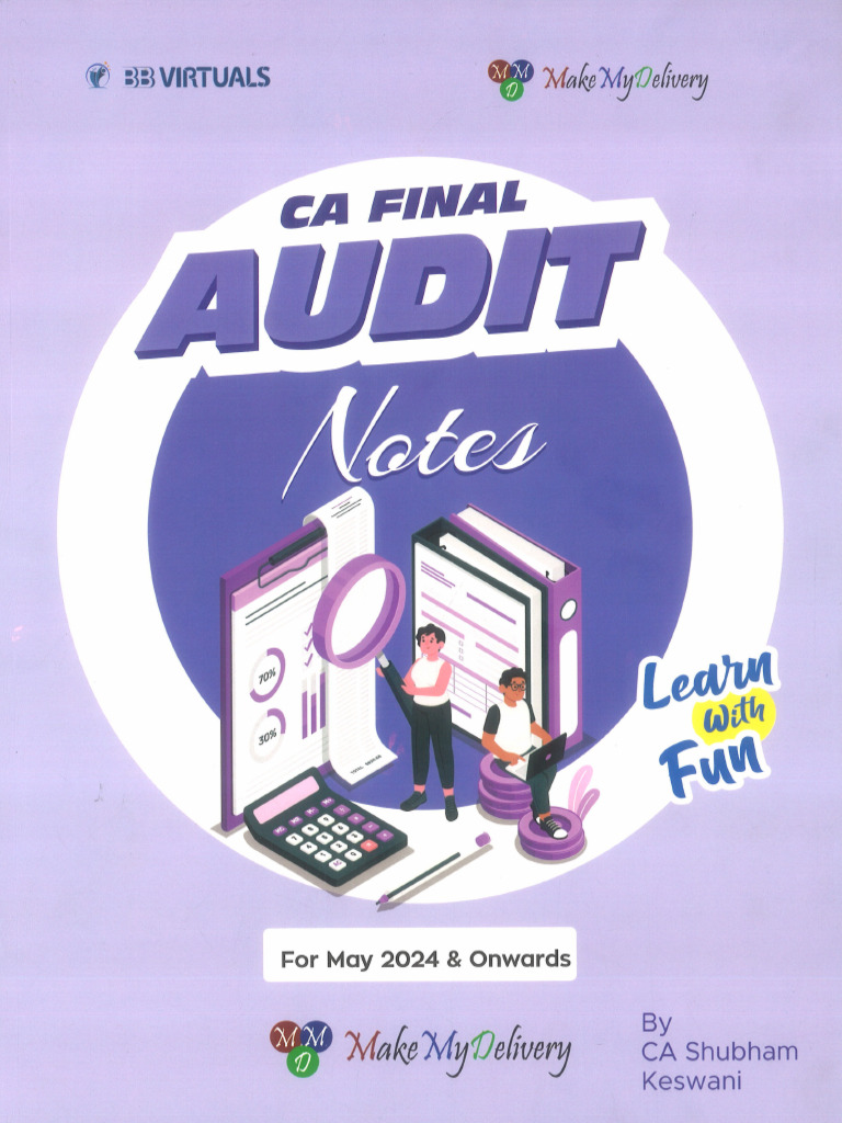 Audit Notes 2024 SK Sir | PDF