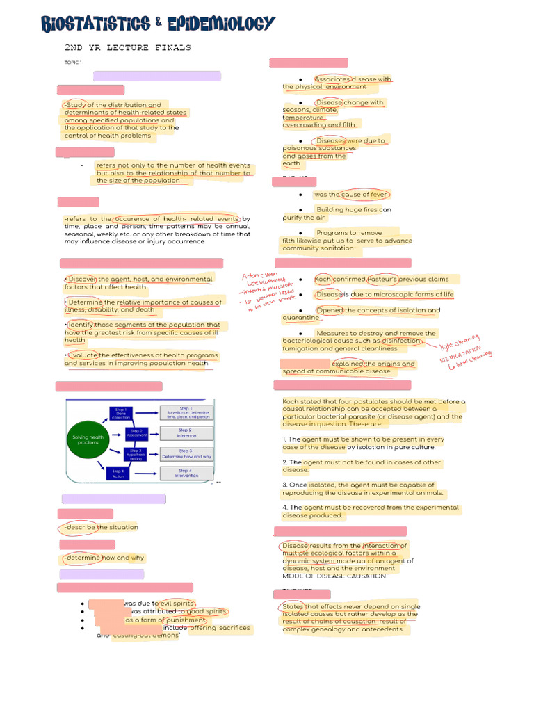 Biostats Finals-1 - 241212 - 221652 | PDF | Infection | Pathogen