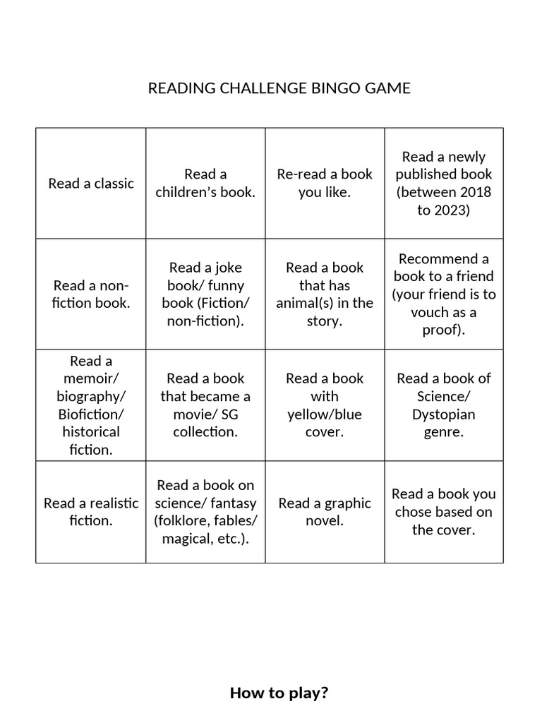 Bingo Card Game | PDF