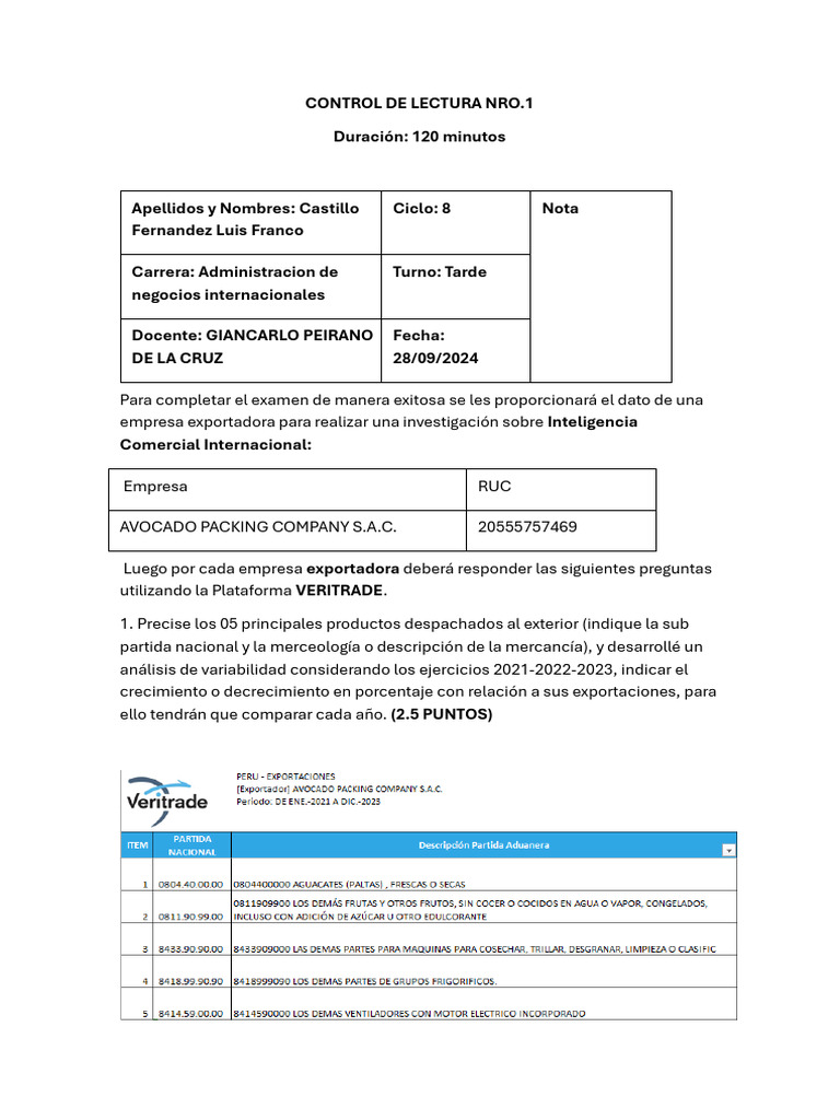 TA NRO 2_FINAL | PDF | Perú | Toma de decisiones