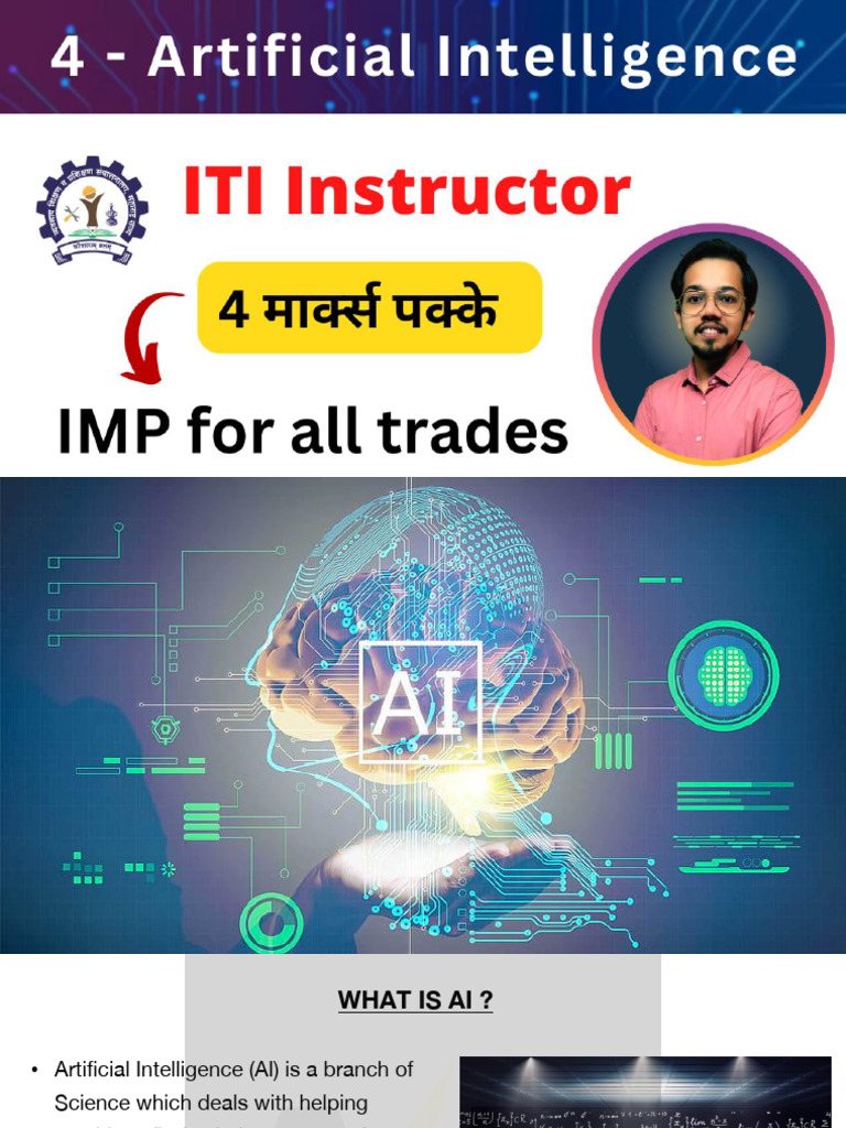 Industry 4.0 - Lec 4 Artificial Intilligence | PDF | Artificial ...
