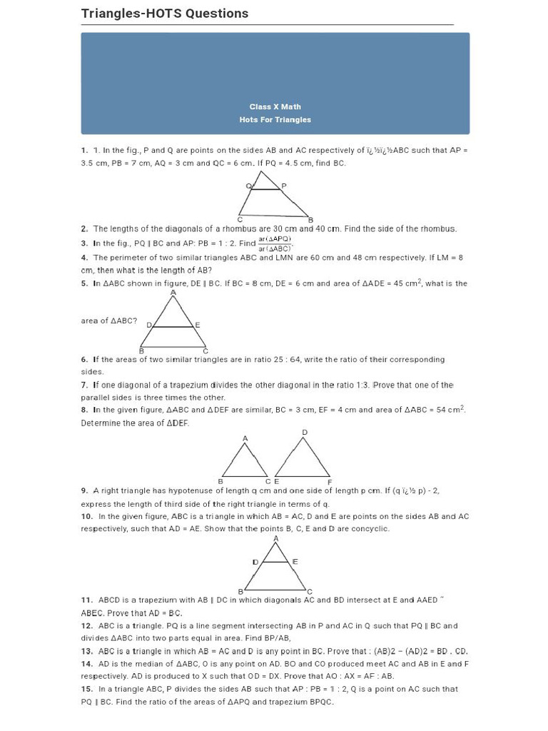 Class 10 Maths | PDF