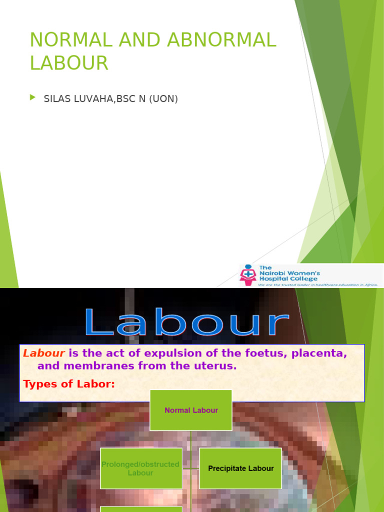 Normal and Abnormal Labour 2 | PDF | Childbirth | Uterus