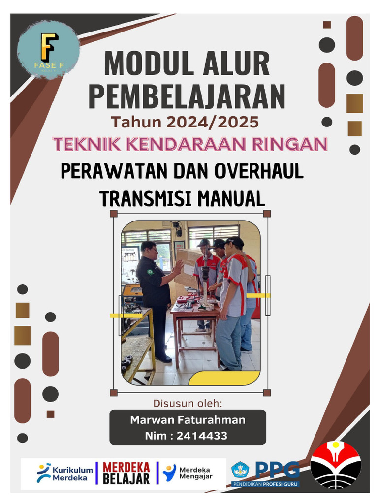 Modul Ajar Transmisi Manual 2 jp | PDF