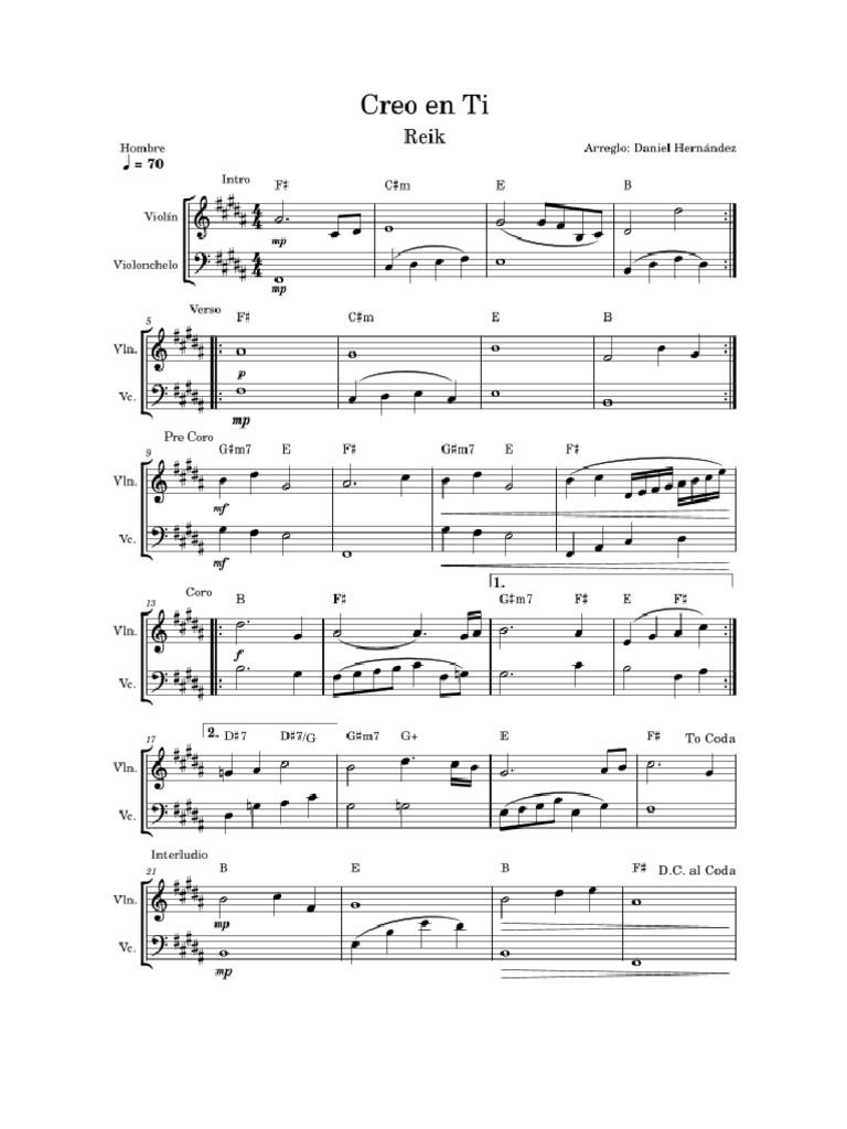 Partitura 1 | PDF