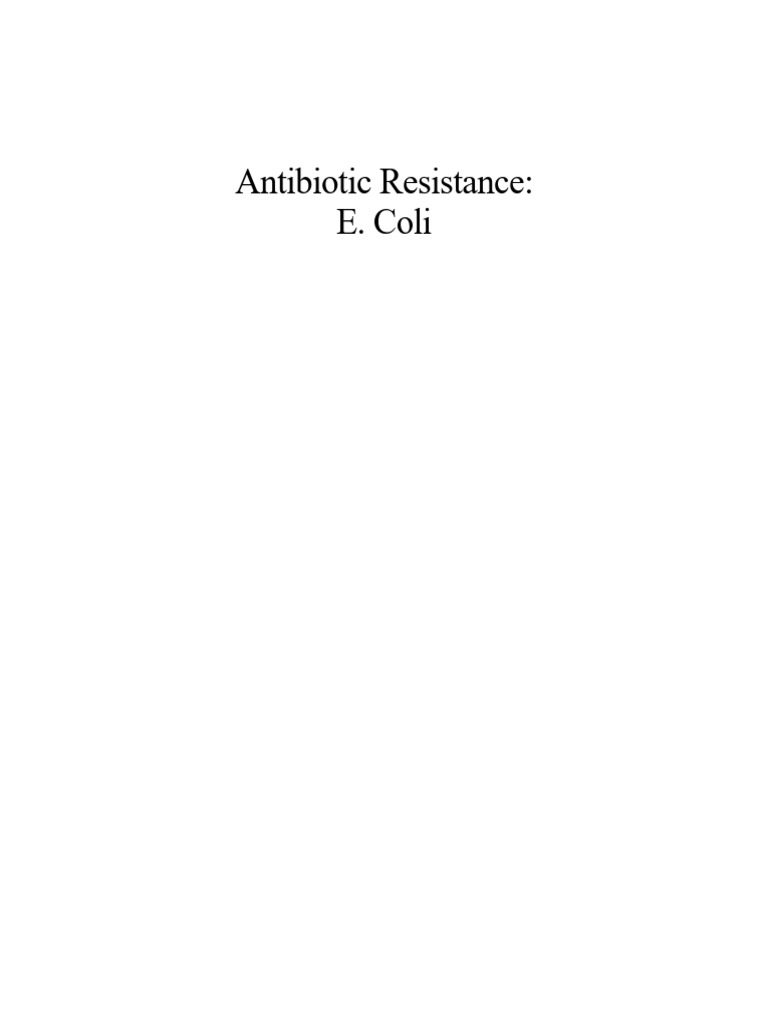 Antibiotic Resistance Lab Report | PDF | Antimicrobial Resistance ...