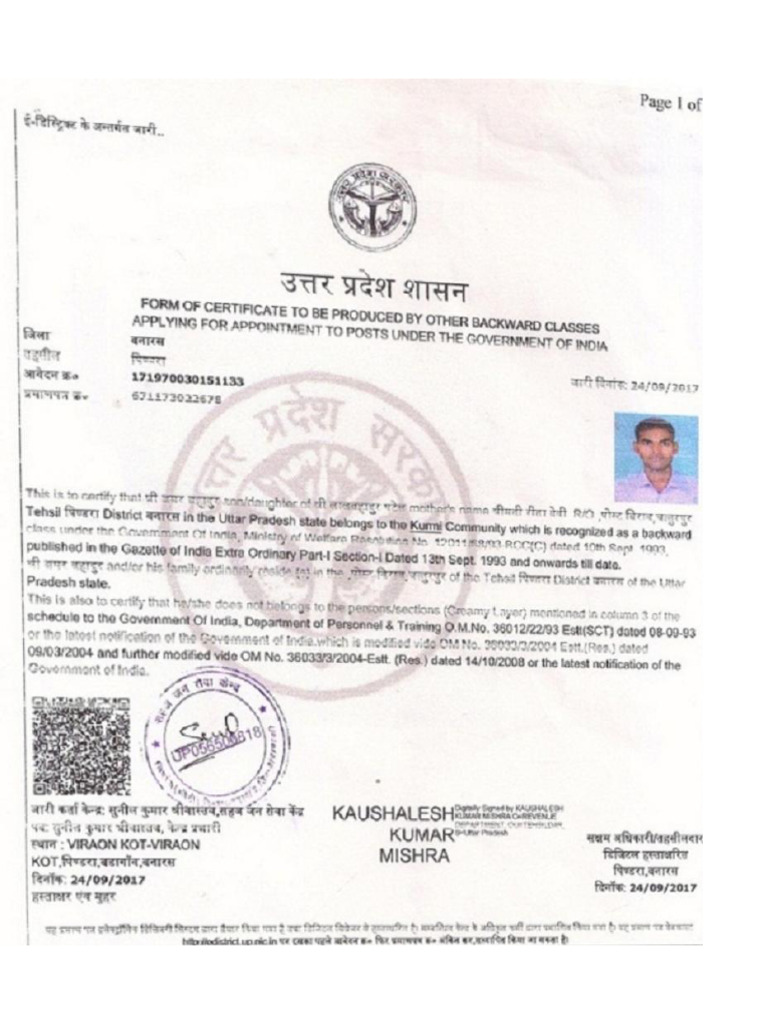 Cast Certificate | PDF