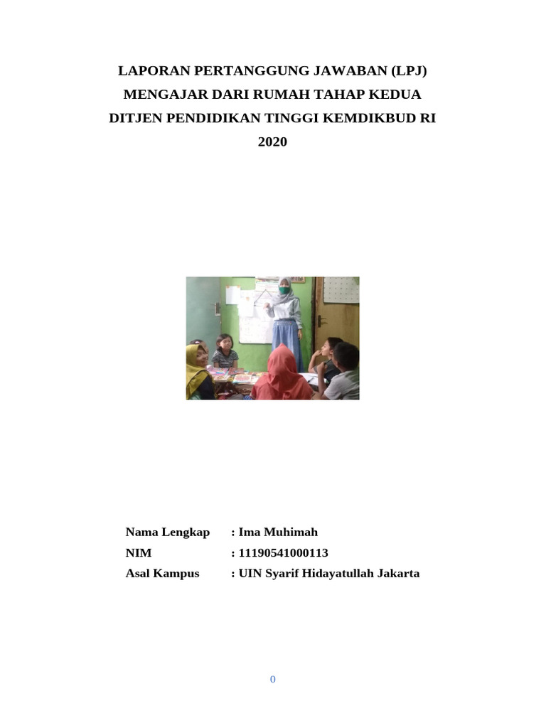 Laporan MDR Tahap Dua Ima Muhimah - 1903 | PDF