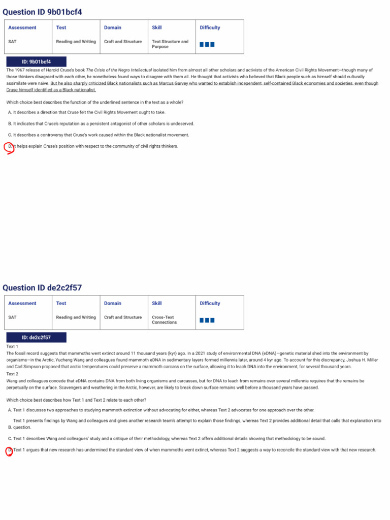 ! SAT Reading | PDF