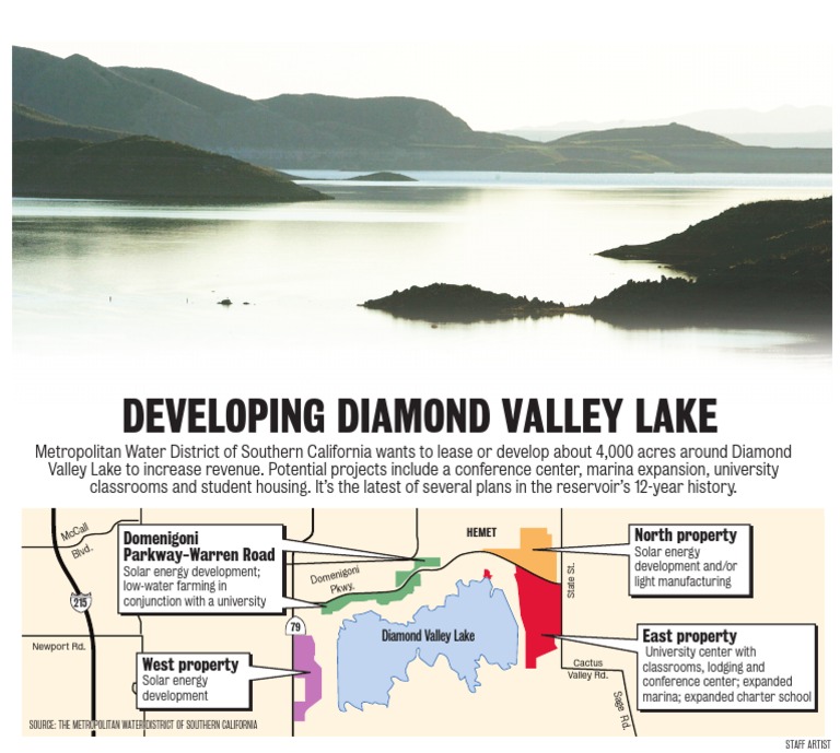 Diamond Valley Lake Development Plans | PDF | Travel