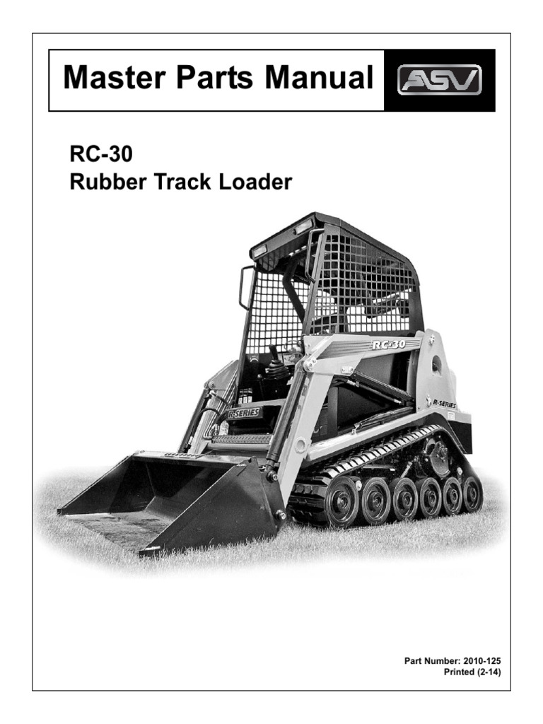 Asv RC 30 00101 Rsa Model | PDF | Screw | Mechanical Engineering