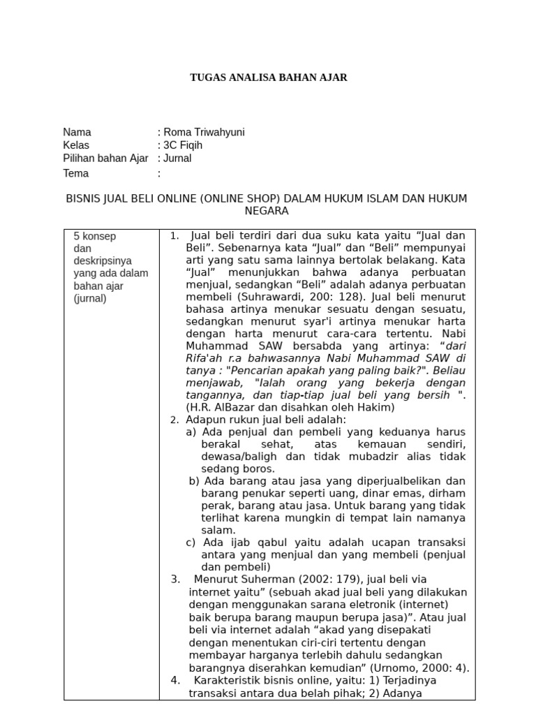 Tugas Analisis KB 2 | PDF