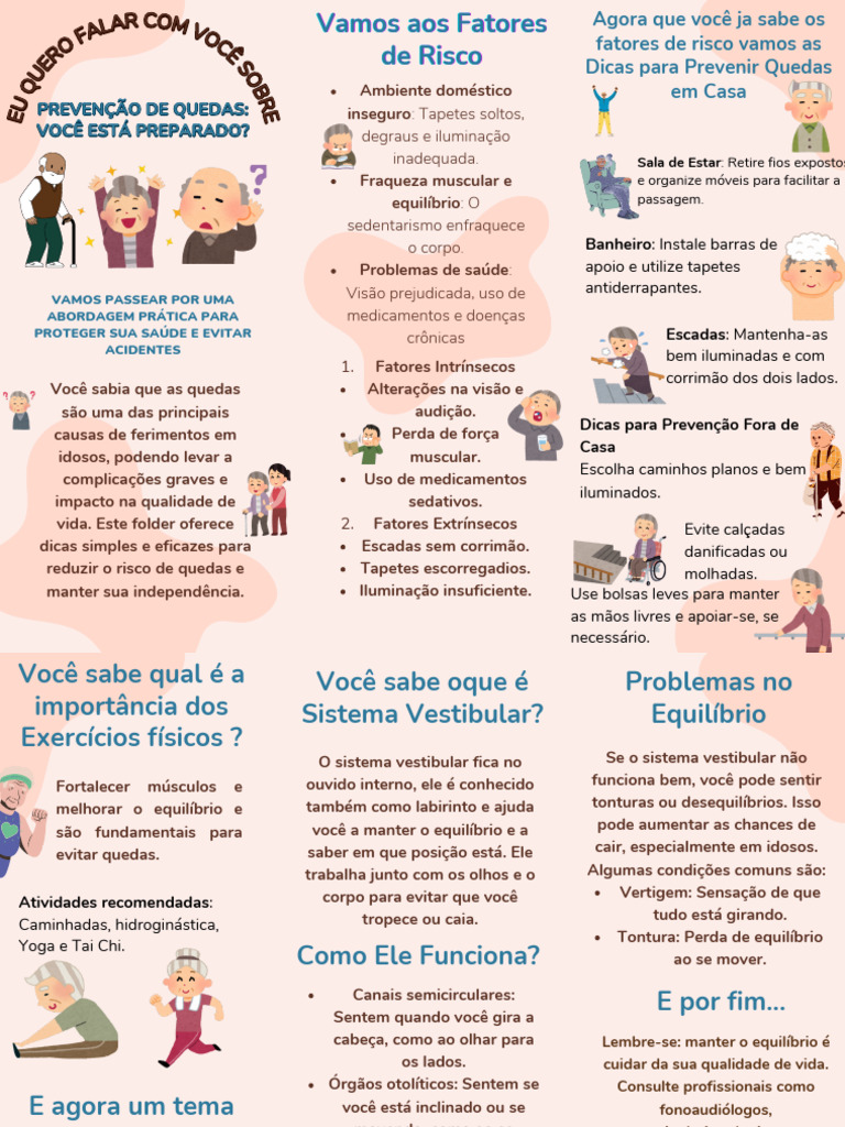Dicas Práticas para Prevenir Quedas | PDF | Medicina Clínica | Vertigem