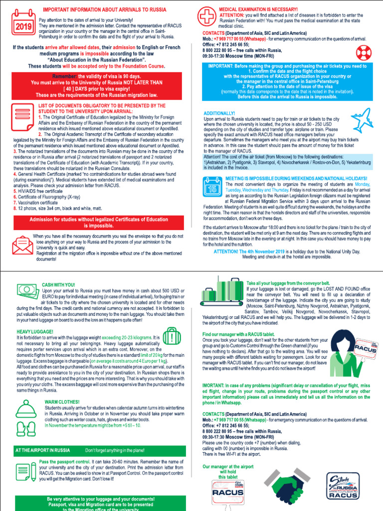 2. RACUS Individual guide for every student | PDF