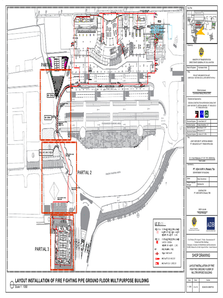 - Sd 15.M-mf-1208 Installation of Fire Fighting Pipe Ground Floor of ...