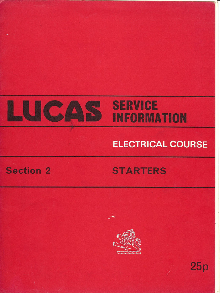 Lucas Starters | PDF